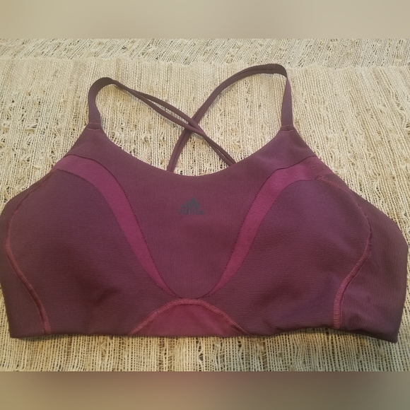adidas | Intimates & Sleepwear | Adidas Prime Blue Sports Bra Athletic ...